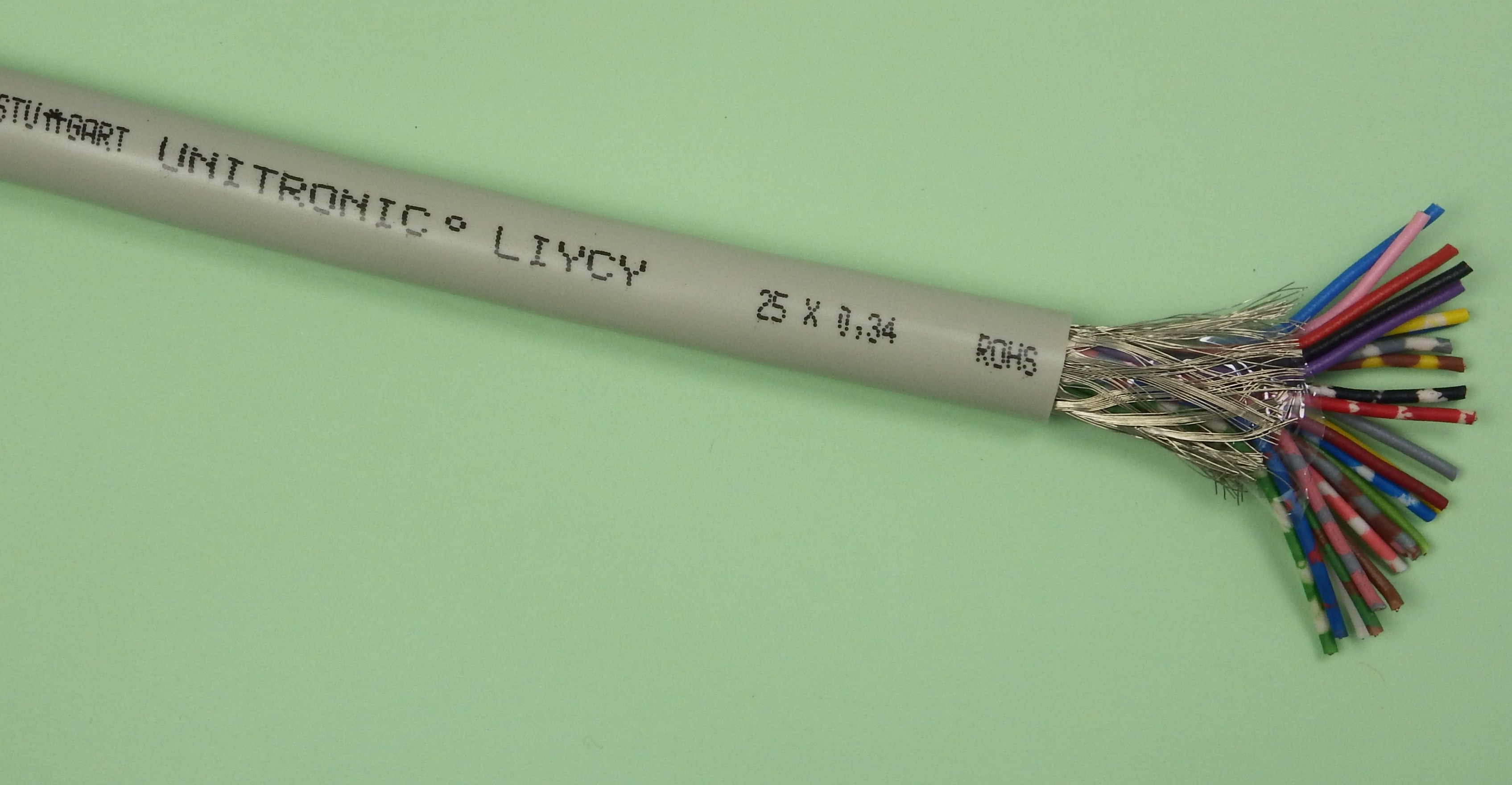 Steuerleitung flexibel geschirmt UNITRONIC LiYCY 25x0,14mm² Lapp Kabel ...